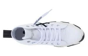 Off-White Mid Top Vulcanized Canvas Shoes - Black/white