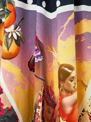 Camilla Frill Hardware-detail Maxi Dress