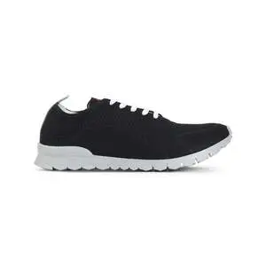 Kiton Lightweight Knit Sneakers - Black