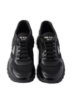 Prada Re-nylon And Leather Sneakers - Multicolor