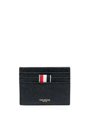 Thom Browne Leather Credit Card Case - Multicolor