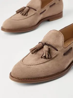 Brunello Cucinelli Leather Loafers - Multicolor