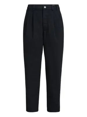 Brunello Cucinelli BRUNELLO CUCINELLI Garment-Dyed Double Pleat Cotton Trousers Multicolor
