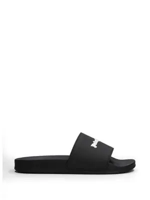 Palm Angels Logo Pool Slides - Multicolor