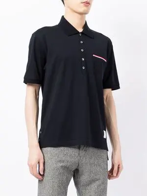 Thom Browne Cotton Polo Shirt - Multicolor