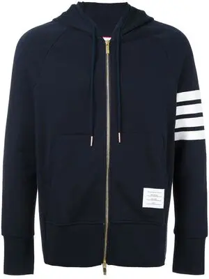 Thom Browne THOM BROWNE Cotton Zipped Hoodie Multicolor