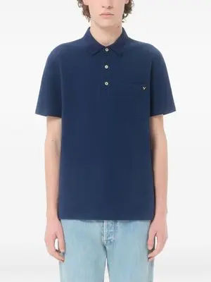 Valentino Garavani Vgold Cotton Polo Shirt