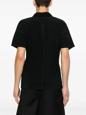 Issey Miyake Pleated Polo Shirt - Multicolor