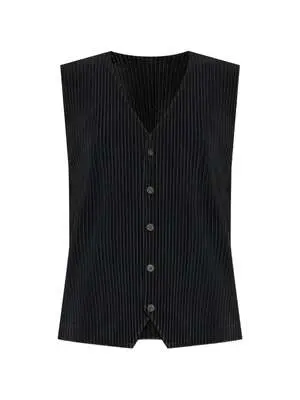 Issey Miyake Pleated Vests For Men