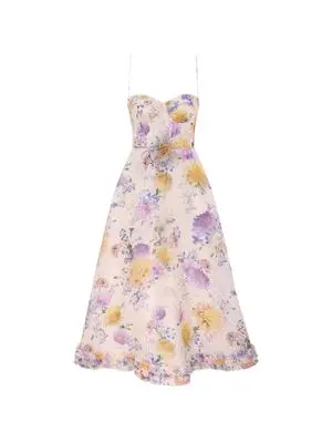 Zimmermann Luna Midi Dress - Multicolor