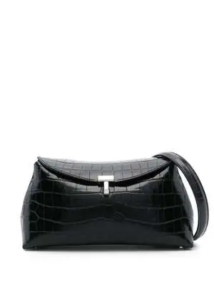 TOTEME TOTEME T-Lock Leather Clutch Multicolor