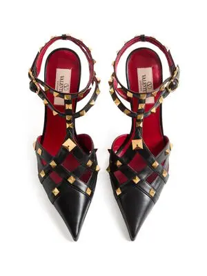 Valentino Garavani Studded Leather Pumps - Multicolor