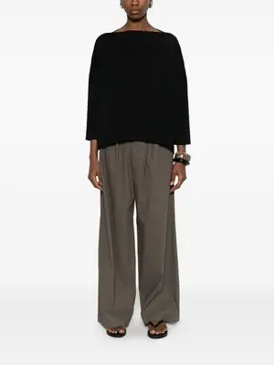 DANIELA GREGIS Cotton Boat-neck Sweater