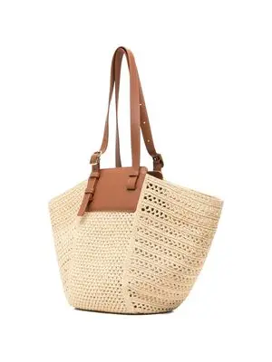 Loewe Hammock Raffia Bag - Multicolor