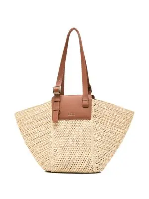 Loewe LOEWE Paula's Ibiza Hammock Raffia Bag Multicolor
