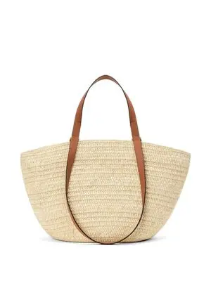 Loewe Eclipse Rafia Medium Tote - Multicolor