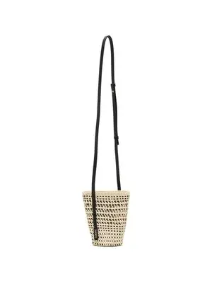 Loewe Braided Raffia Bucket Bag - Multicolor