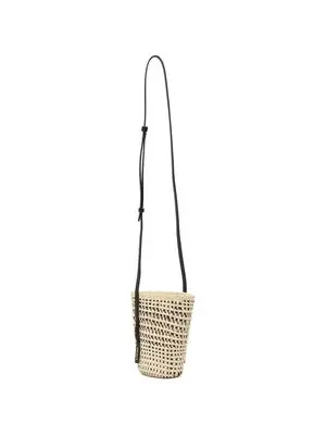 Loewe Braided Raffia Bucket Bag - Multicolor