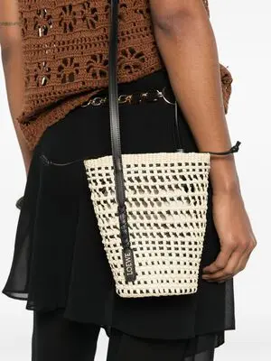 Loewe Braided Raffia Bucket Bag - Multicolor