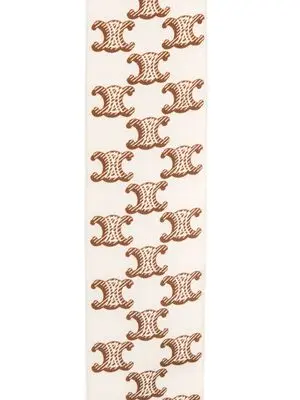 Celine Printed Silk Lavalliere