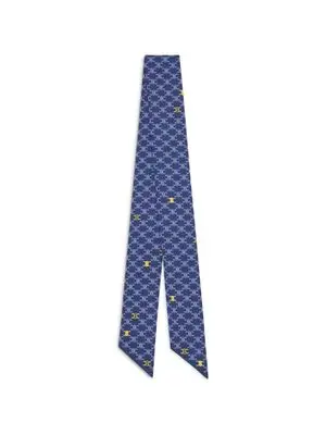 Celine Printed Silk Lavalliere - Multicolor