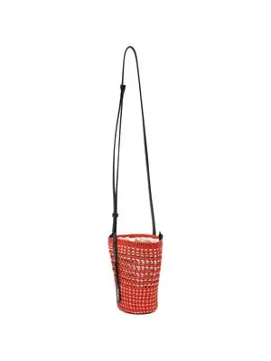 Loewe Braided Raffia Bucket Bag - Multicolor