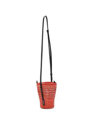 Loewe Braided Raffia Bucket Bag - Multicolor