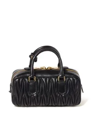 Miu Miu Arcadie Regular Leather Handbag - Multicolor
