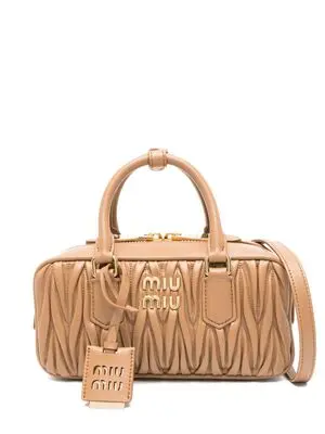 Miu Miu Arcadie Regular Leather Handbag - Multicolor