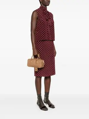 Miu Miu Arcadie Regular Leather Handbag - Multicolor