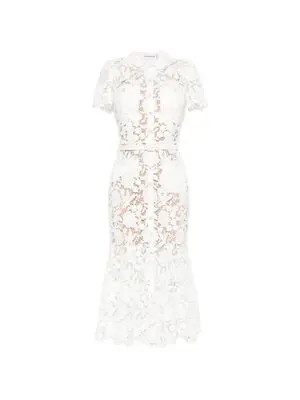 SELF-PORTRAIT Lace Midi Dress - Multicolor