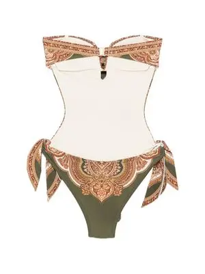 Zimmermann Mahon One-piece Swimsuit - Multicolor