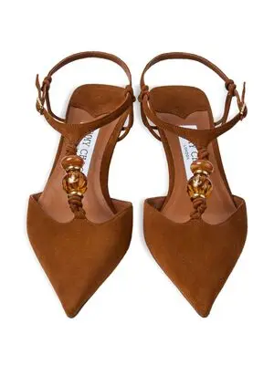 JIMMY CHOO Lauri Suede Leather Pumps - Multicolor