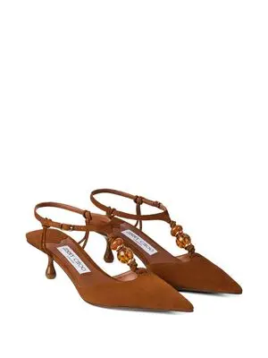 JIMMY CHOO Lauri Suede Leather Pumps - Multicolor