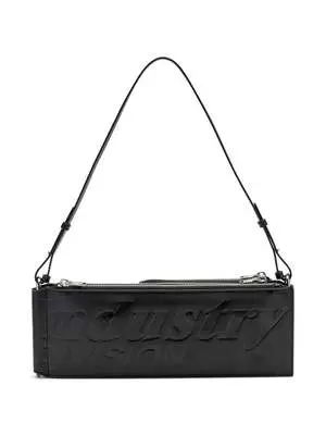 DIESEL® Black Embossed Logo Shoulder Bag - Multicolor