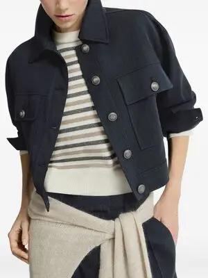 Brunello Cucinelli Wool Jacket - Multicolor