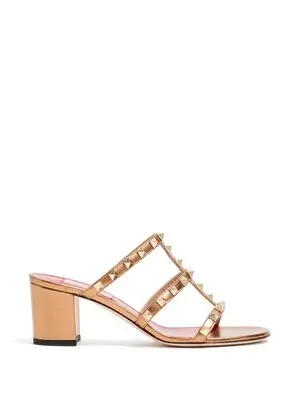 Valentino Garavani Rockstud Leather Sandals - Multicolor