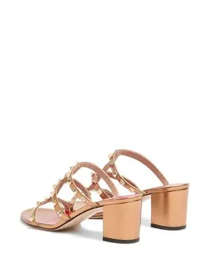 Valentino Garavani Rockstud Leather Sandals - Multicolor