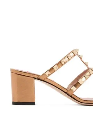 Valentino Garavani Rockstud Leather Sandals - Multicolor