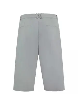 WILLY CHAVARRIA Chilango Pleated Shorts - Grey