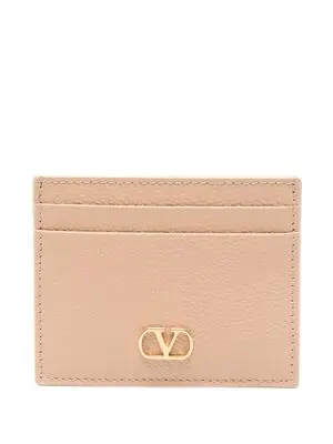 Valentino Garavani Vlogo Signature Leather Card Case - Multicolor