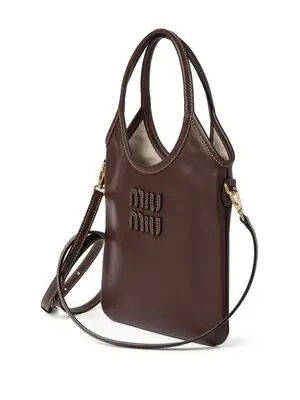 Miu Miu Ivy Leather Handbag - Multicolor