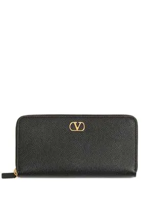 Valentino Garavani Vlogo Signature Leather Wallet - Multicolor