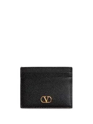 Valentino Garavani Vlogo Signature Leather Card Case - Multicolor