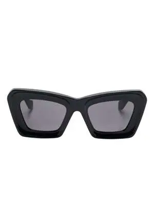 Loewe Cat-eye Sunglasses With Anagram Plaque - Multicolor