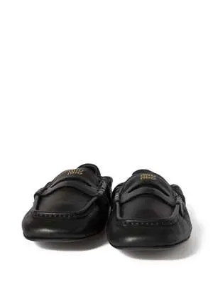 Miu Miu Ruched Lambskin Loafers - Multicolor