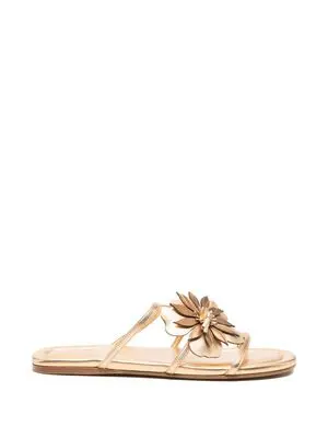 Zimmermann Belara Leather Slide Sandals - Multicolor