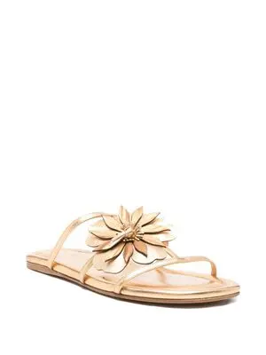 Zimmermann Belara Leather Slide Sandals - Multicolor