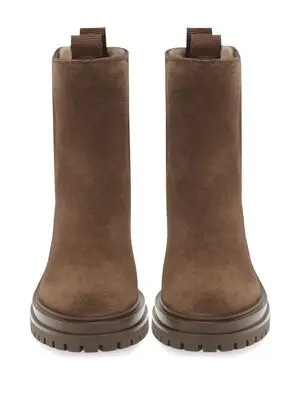 GIANVITO ROSSI Chester Suede Leather Boots - Multicolor