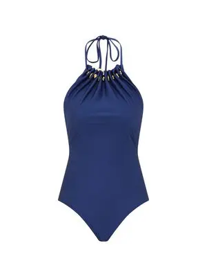 Zimmermann Aster Halterneck Swimsuit - Multicolor